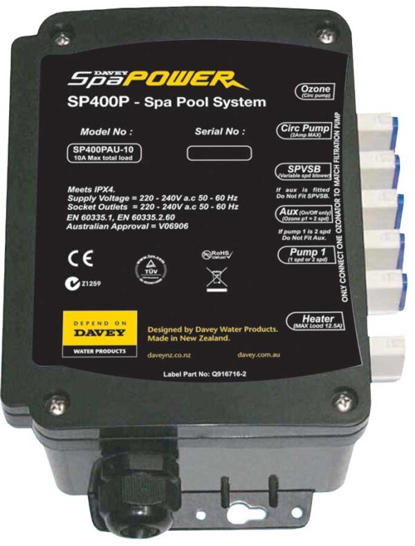 SP400 Davey Spa-Power 2.0 KW Heater Controller 15Amp – Epools Pool Shop