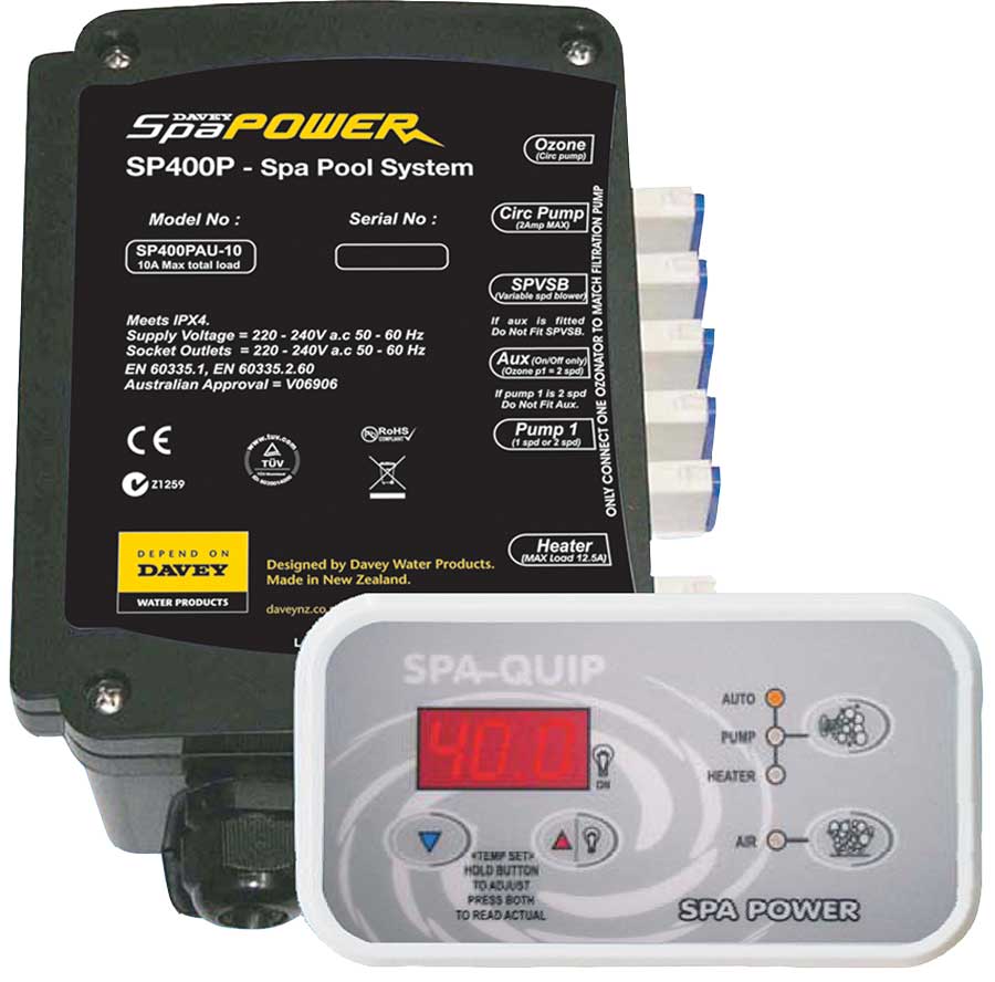 SP400 Davey Spa-Quip Spa-Power Heater Element Plus Parts – Epools Pool Shop