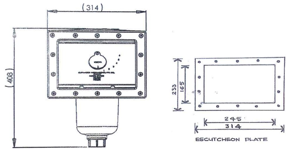 Clark Swimming Pool SK1000 Skimmer Box Escutcheon Kit. – Epools Pool Shop