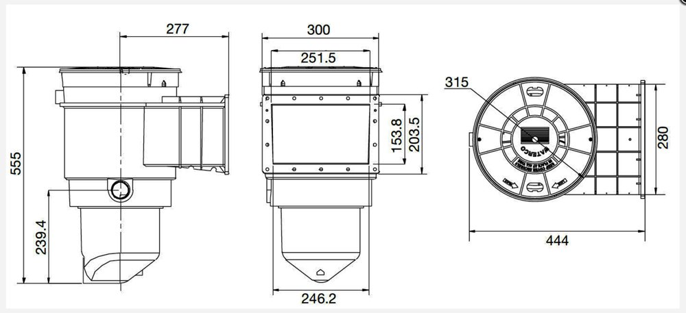 Waterco S75 Supaskimmer FulFlo Skimmer Box Escutcheon Assembly Kit ...