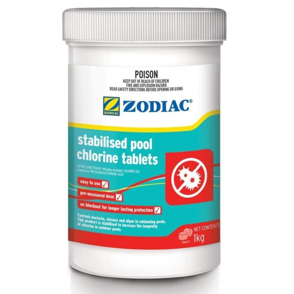 Swimming Pool Stabilised Tablets 1Kg. – Epools Pool Shop