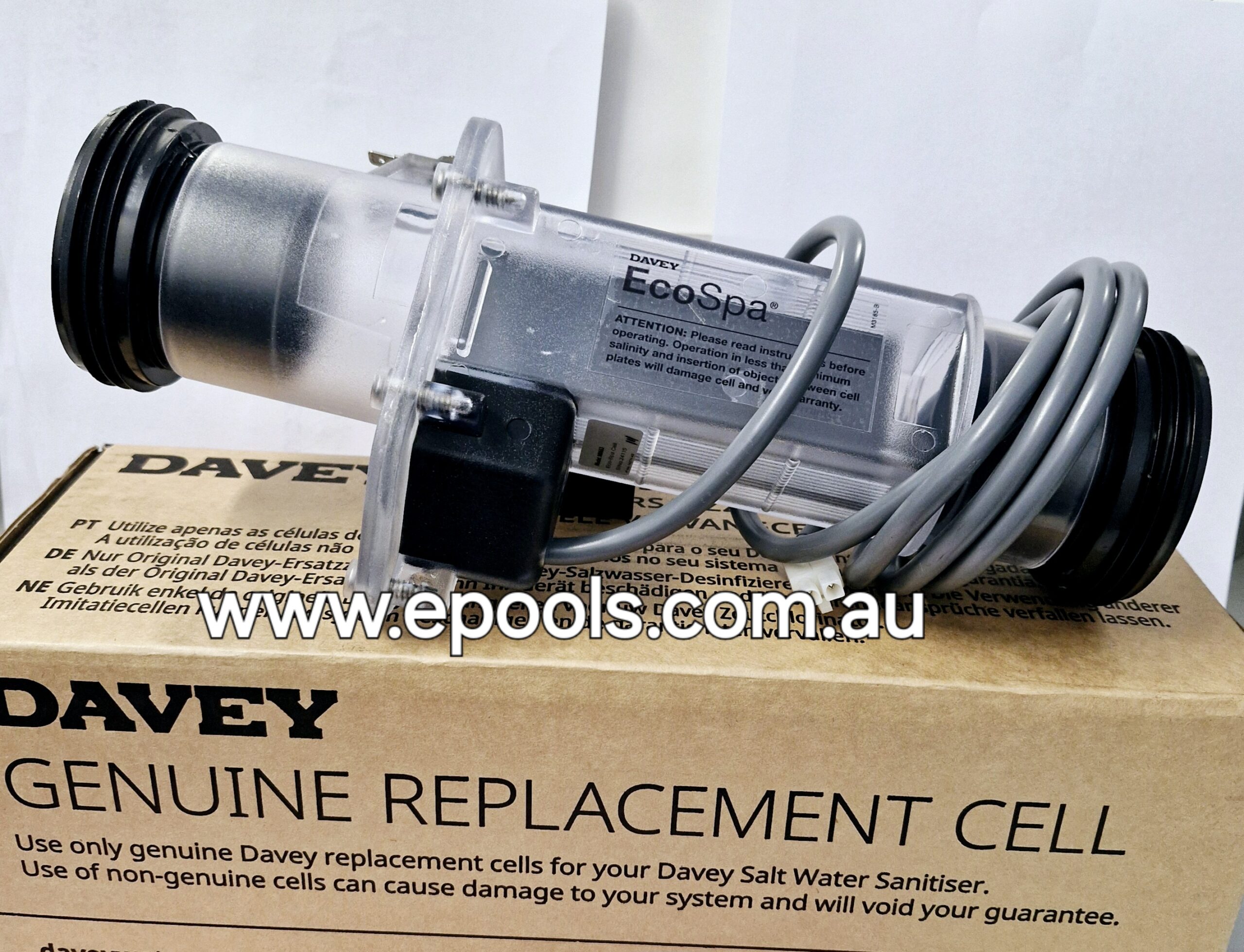 Chloromatic Eco-Spa Salt Chlorinator Cell Genuine – Epools Pool Shop