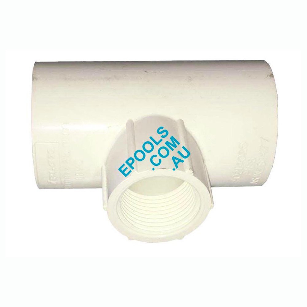 Tee 40MM X 25mm With 1″ BSP Thread PVC Pressure – Epools Pool Shop