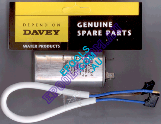 Davey PowerMaster Motor Capacitor 30mfd c w Loom 816 – Epools Pool Shop