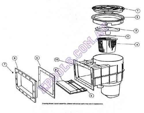 Quiptron Skimmer Box Diagram – Epools Pool Shop