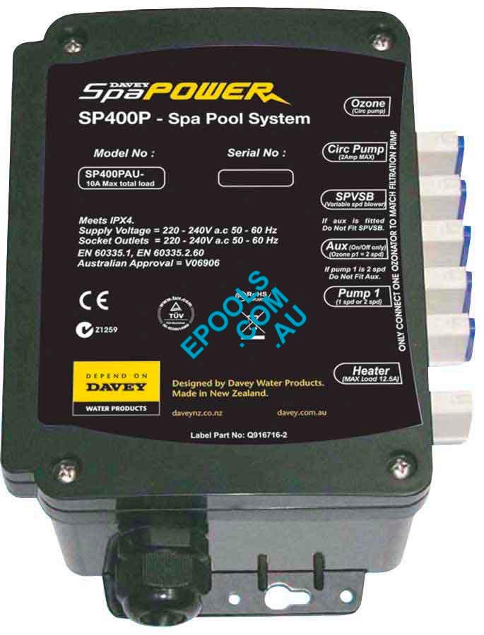 SP400 Ampac Spa Pool Controller 10 Amp – Epools Pool Shop