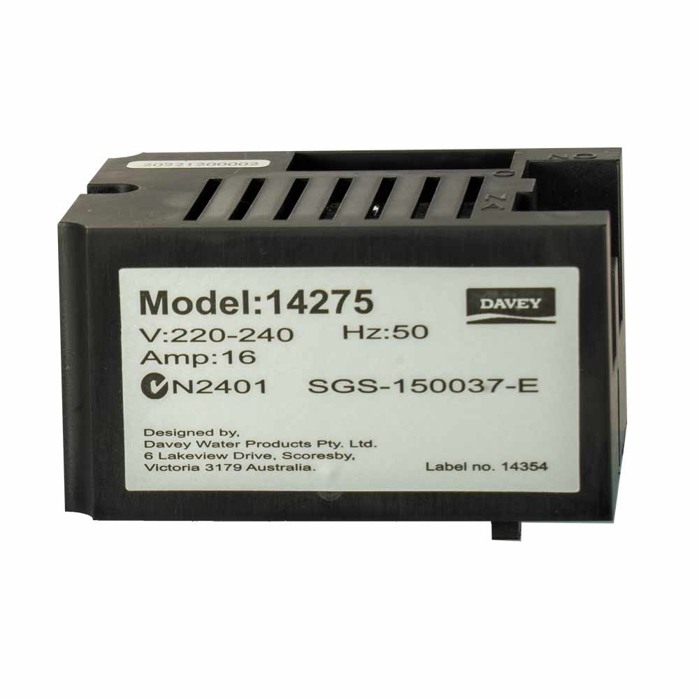 Chloromatic Davey Ecosalt Chlorinator Power Box Time Clock Digital ...