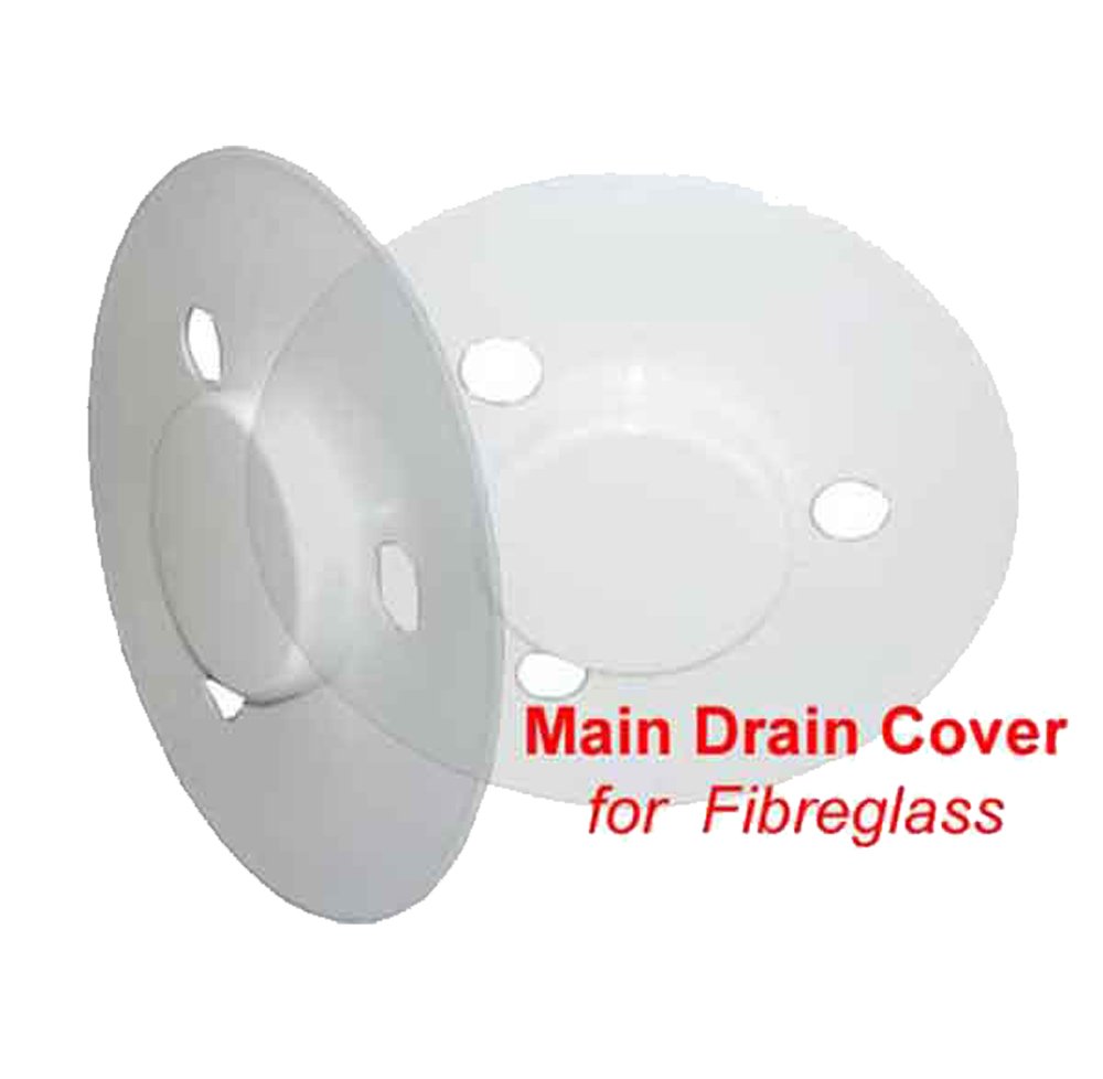 Main Drain Cover For Shallow Main Drain 10mm Deep Blue & White – Epools ...