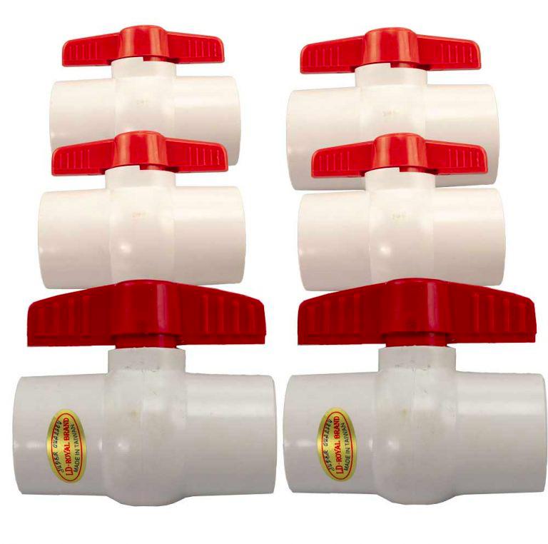 Ball Valves Socket For PVC Pressure Pipe – Epools Pool Shop