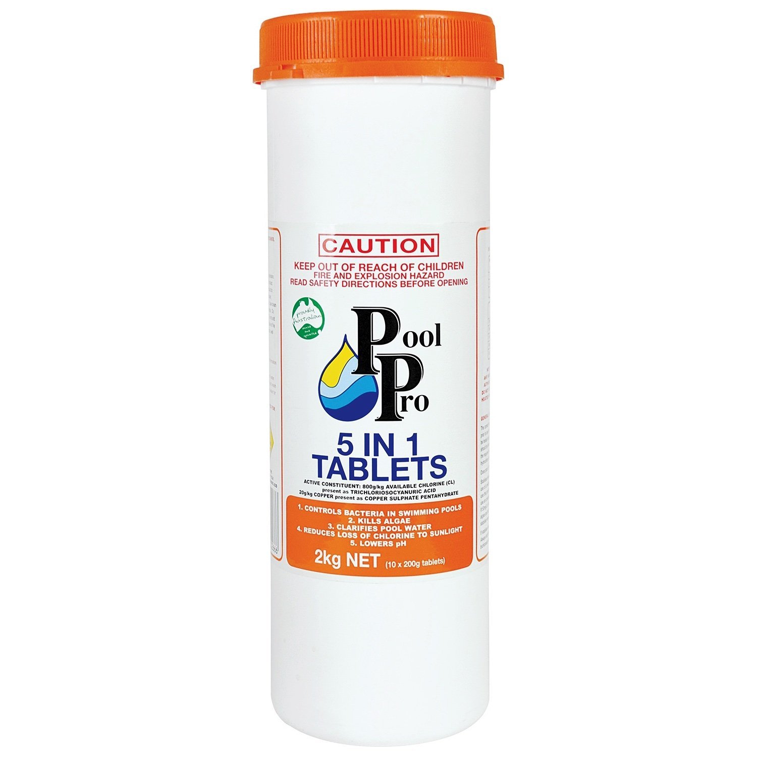Pool Pro 5in1 Chlorine Tablets 2Kg – Epools Pool Shop