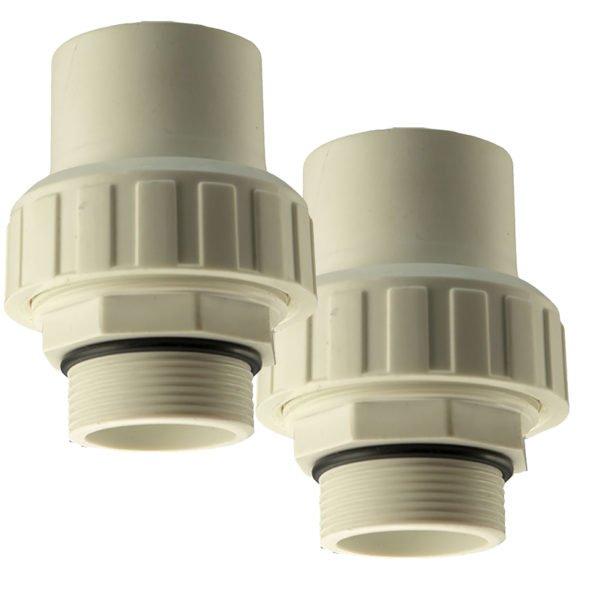 Monarch EcoPure 40mm Multi Port Valve Barrel Union Set – Epools Pool Shop