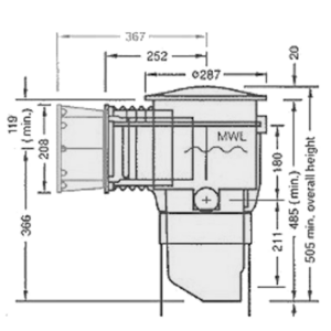 Waterco Skimmer Box S75 Mark II Concrete – Epools Pool Shop