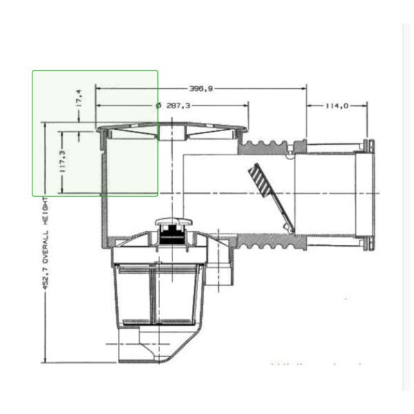 Quiptron Swimming Pool Skimmer Box With Extended Throat – Epools Pool Shop