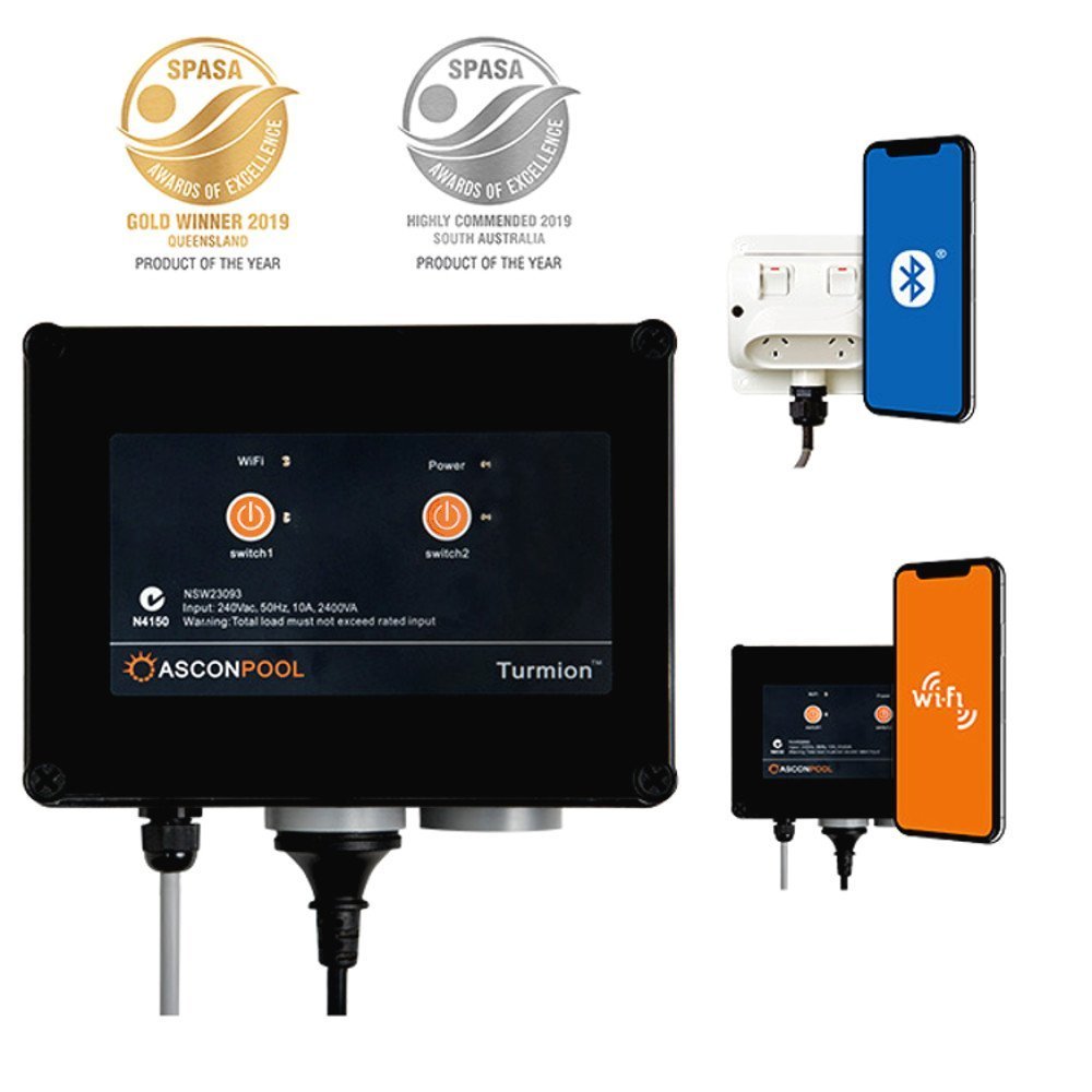Ascon Turmion Pro WiFi or Bluetooth Controller C/W Remote – Epools Pool ...