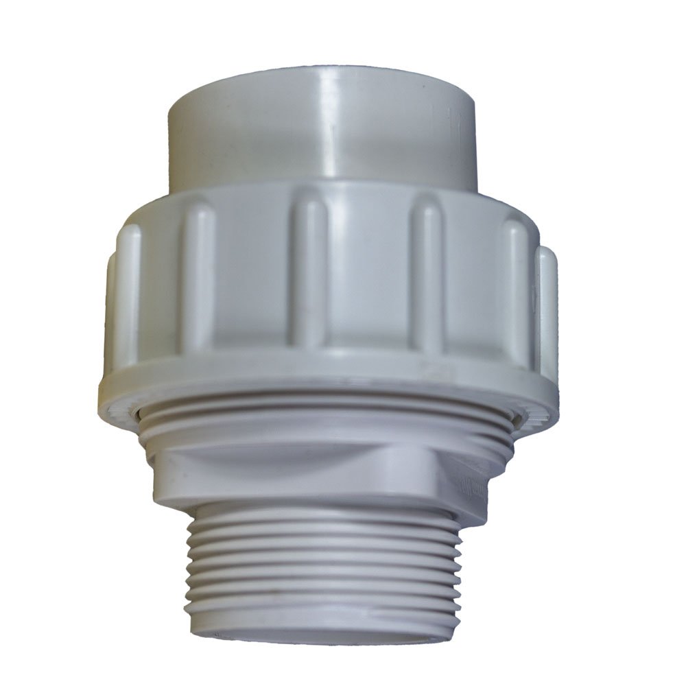 BARREL UNION 40MM PVC WITH 1 1/2″ MALE BSP AND SLIP FIT WHITE – Epools ...