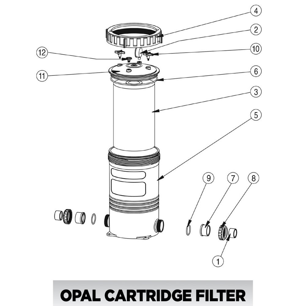 Waterco Paramount Opal Cartridge Filter PARTS – Epools Pool Shop