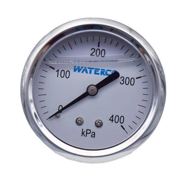 Waterco Pressure Gauge 400kPa Back Bottom Mount – Epools Pool Shop
